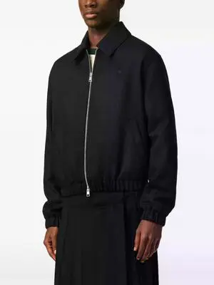 AMI Paris Wool Padded Jacket With De Coeur