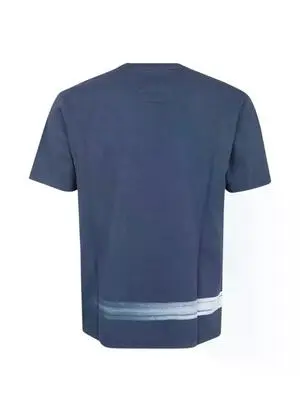 C.P. COMPANY Hand-painted Logo-embroidered T-shirt
