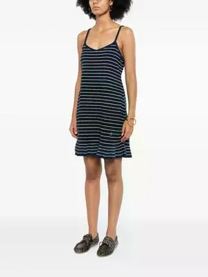JW Anderson Striped Spaghetti-strap Mini Dress