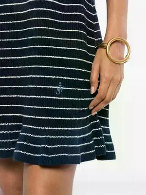 JW Anderson Striped Spaghetti-strap Mini Dress