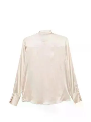 MAZZARELLI Pussy-bow Satin Blouse