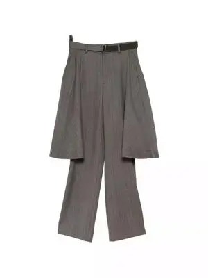 Sacai Herringbone Suiting Trousers