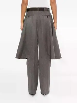 Sacai Herringbone Suiting Trousers