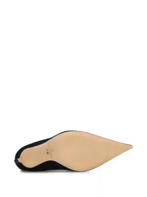 Elisabetta Franchi Logo-plaque Suede Pumps