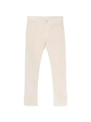 Jacob Cohen Straight-leg Corduroy Trousers - Neutrals