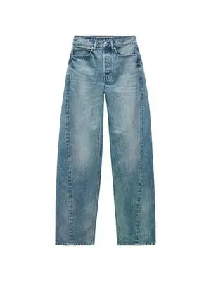Alexander Wang Float Mid Rise Relaxed Jean - Blue