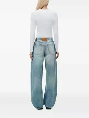 Alexander Wang Float Mid Rise Relaxed Jean