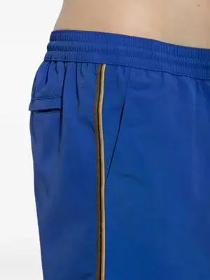 Paul Smith Artist Stripe Swim Shorts - Blue