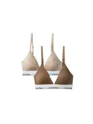 Calvin Klein Logo-print Triangle Bras