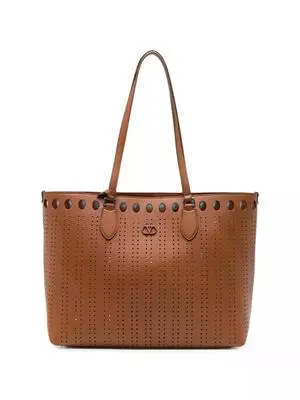 Valentino Garavani Large Dottie Laser-cut Tote Bag