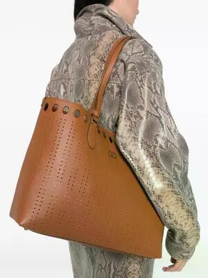 Valentino Garavani Large Dottie Laser-cut Tote Bag