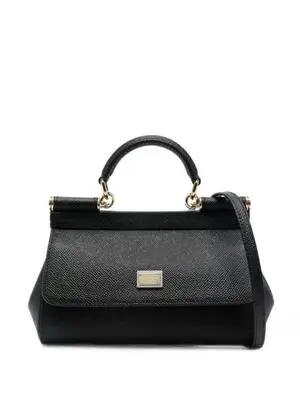 Dolce & Gabbana Mini Sicily Handbag In Dauphine Calfskin