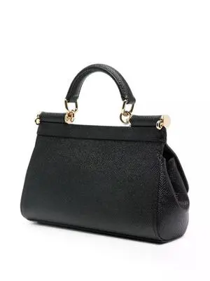 Dolce & Gabbana Mini Sicily Handbag In Dauphine Calfskin