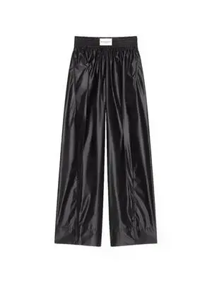 Givenchy Cocoon Elastic-waist Pants In Technical Poplin