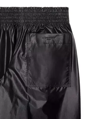 Givenchy Cocoon Elastic-waist Pants In Technical Poplin