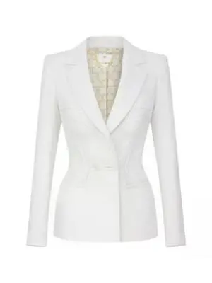 Elisabetta Franchi Bustier-style Raw-cut Jacket