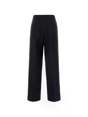 JIL SANDER Wool Pinstripe Trousers
