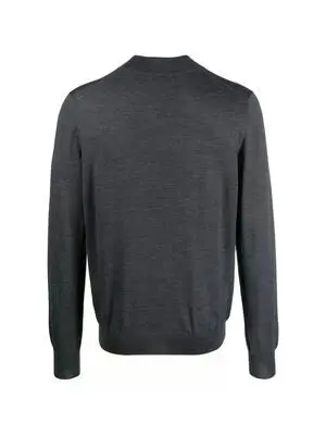 BARBA NAPOLI Fine-knit Mock-neck Sweater