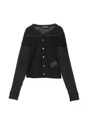 Our Legacy Heat Knitted-sleeves Cardigan