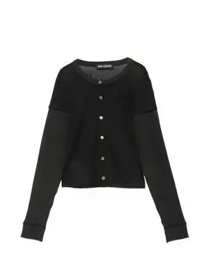 Our Legacy Long-sleeved Sheer Cardigan - Black
