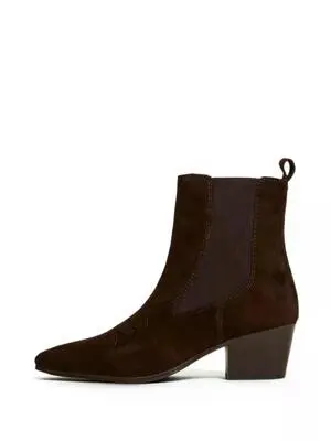 TWINSET Suede Ankle Boots