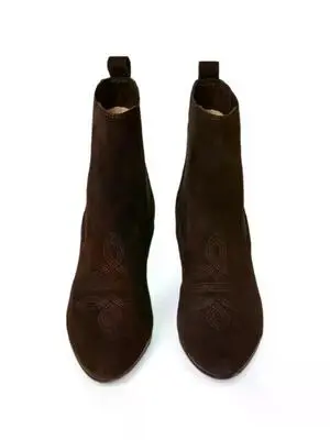 TWINSET Suede Ankle Boots