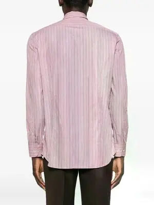 Etro Striped Embroidered-pegasus Shirt