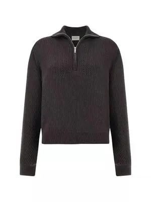 Paul & Shark Half-zip Ribbed Sweater