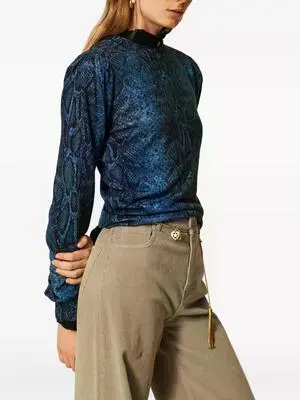 TWINSET Python-print Wool Jumper