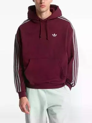 Adidas Adicolor Classics 3-stripes Logo-embroidered Hoodie
