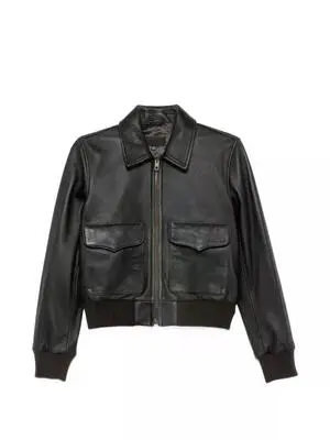 NILI LOTAN Redley Zip-up Leather Jacket