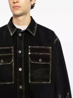 Off-White Button-up Denim Shirt