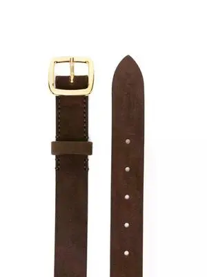DEHANCHE Baptiste Suede Belt - Brown