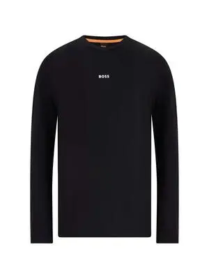 BOSS Logo-print Long-sleeve T-shirt
