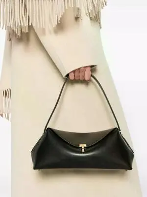TOTEME T-lock Leather Tote Bag