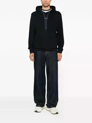Paul & Shark Pouch-pocket Hoodie - Blue