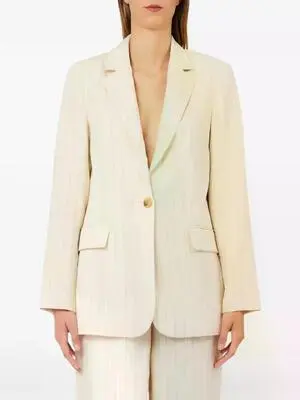 Liu Jo Pinstripe Single-breasted Blazer