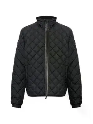 Moncler Delviane Reversible Diamond-quilted Down Jacket