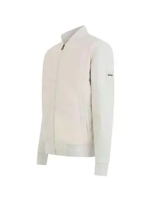 BOSS Quilted Panel-sleeved Jacket