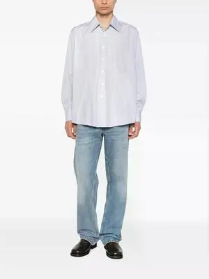 Our Legacy Faubourg Stripe Super Poplin Shirt - White