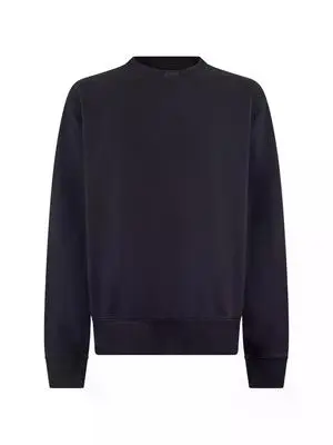 BOSS Logo-embroidered Ribbed-trim Sweater - Black