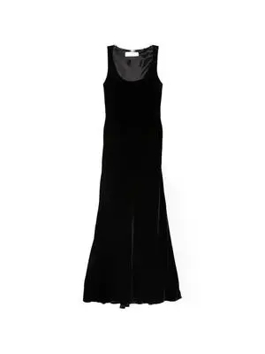 RÓHE Scoop-neck Velvet Dress