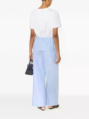 Liu Jo Trousers With Gingham Turn-ups