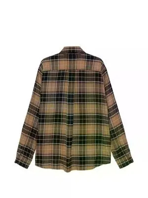 Sacai Plaid Shirt - Brown
