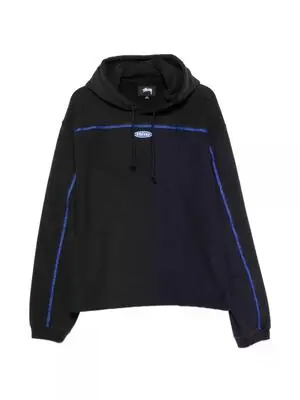 StÜssy Logo-patch Tape-trim Hoodie