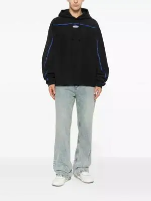 StÜssy Logo-patch Tape-trim Hoodie