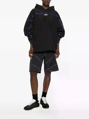 StÜssy Logo-patch Tape-trim Hoodie