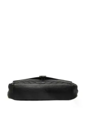 Saint Laurent Quilted Sheepskin Monogram College Satchel