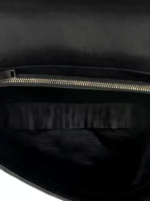 Saint Laurent Quilted Sheepskin Monogram College Satchel