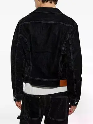 Amiri Logo-embroidered Denim Jacket